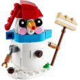 LEGO Creator: Snowman figure Polybag 30645 With The Brick People Tile ...