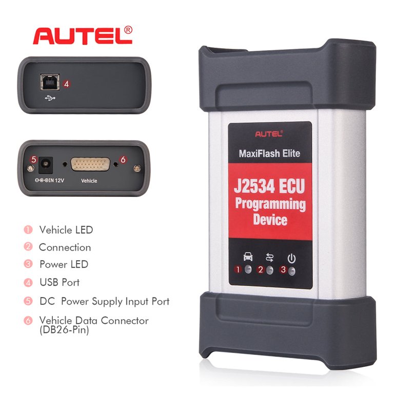Autel MaxiFlash Elite J2534 ECU Programming Tool For, 44% OFF