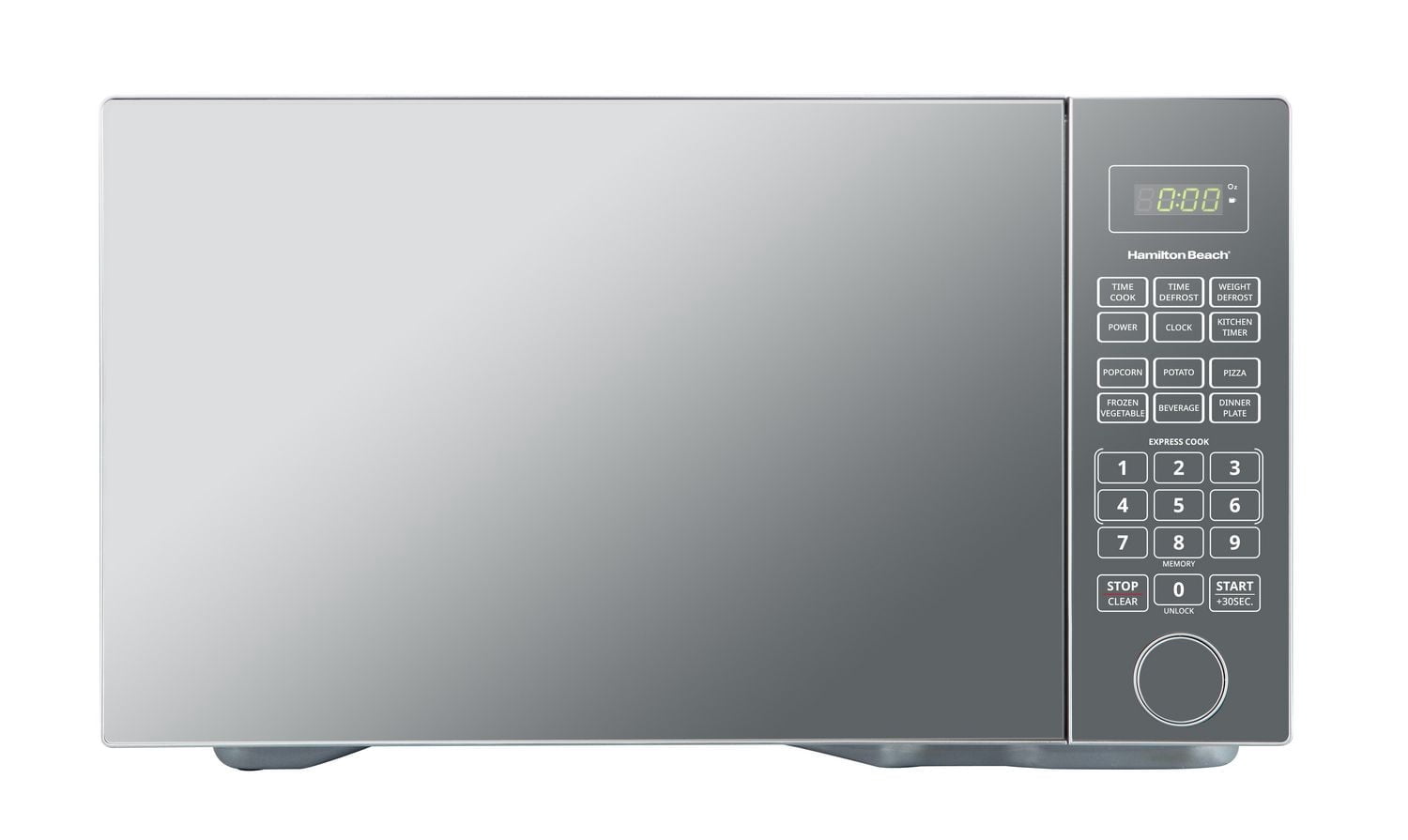 Hamilton Beach 1.1 Cu. ft. Compact Microwave, Mirrored Finish - Walmart.ca