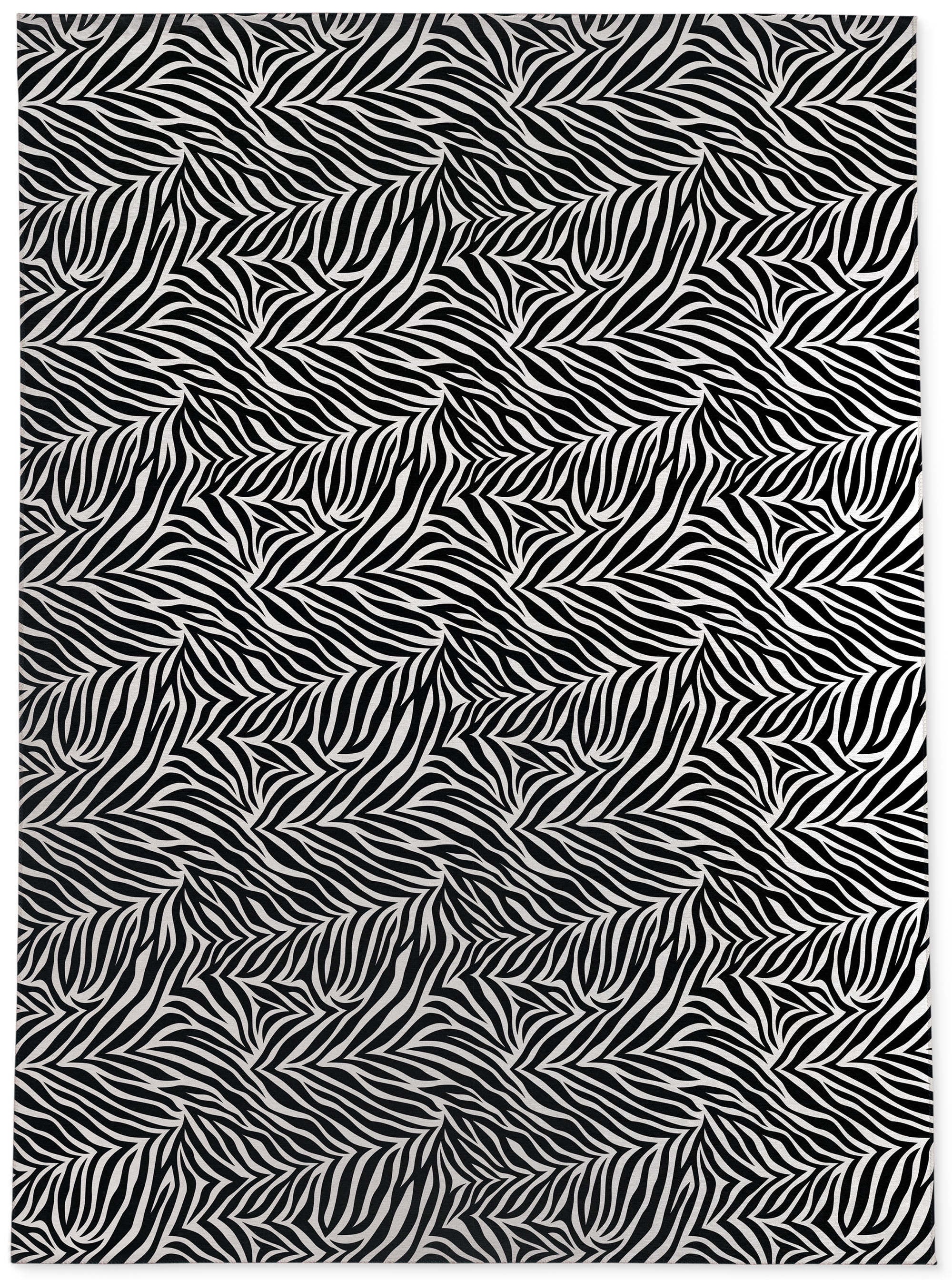 Zebra Print Area Rug by Kavka Designs - Walmart.com