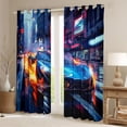 Castle Fairy Speeding Sports Car Curtains Pack of 2 (42x84 Each) for ...
