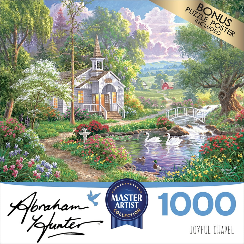 Cra-Z-Art Abraham Hunter 1000 Piece Jigsaw Puzzle -Joyful Chapel ... Cra-Z-Art Abraham Hunter 1000 Piece Jigsaw Puzzle -Joyful Chapel ...