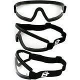 8 Skydive Sky Diving Goggles Clear Smoked Blue and Yellow - Walmart.com