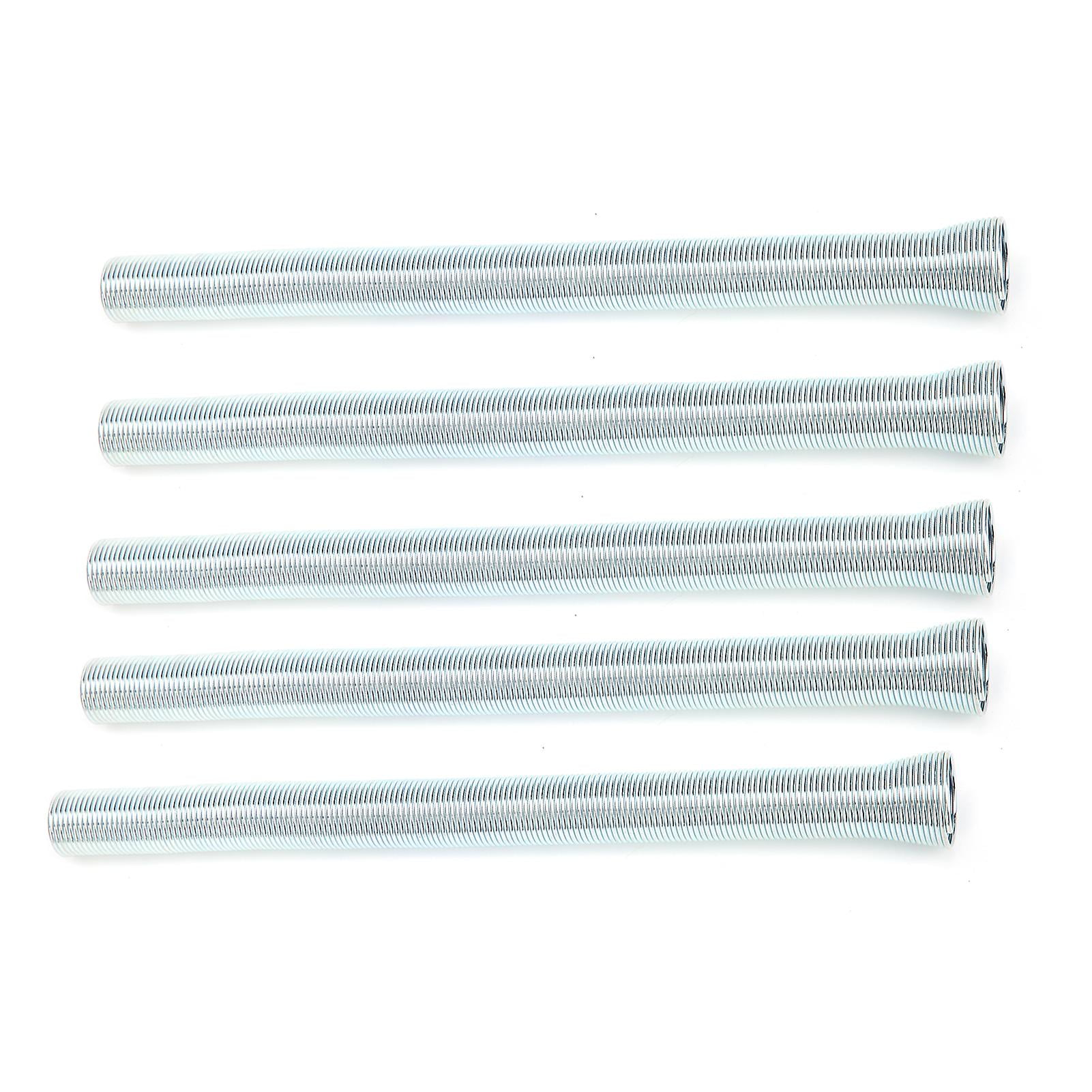 Set of 5 elastic bending springs for curved soft tubes, spring steel ...