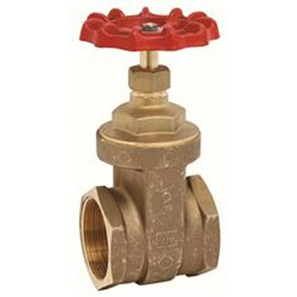Rwv Brass Gate Valve With Threaded Ends, 2 In., Lead Free - Walmart.com