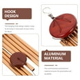 HEALEEP Garden Hanging Wind Chime Aluminum Reddish Brown 1Pcs 22.4X3 ...
