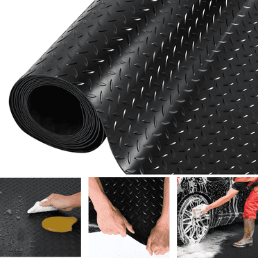 Heavy Duty Garage Flooring Mat Roll 2.5MM Thick Anti-Slip Trailer Floor ...