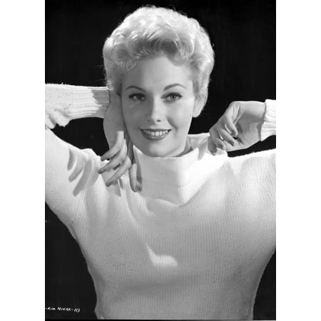 Kim Novak wearing Fit Sweater Portrait Photo Print (8 x 10) | Walmart ...
