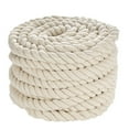 Cotton Rope, Strong 0.79in 3-Strand Twist Rope, 50ft Twisted Cord for ...
