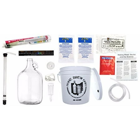 Home Brew Ohio One Gallon Mead Starter Kit - Walmart.com