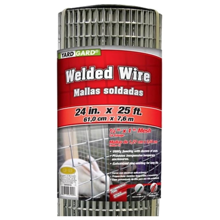 1x2 Inch Mesh Wire Fence YARDGARD Welded Wire Fence, 1x2 Inch Mesh ...