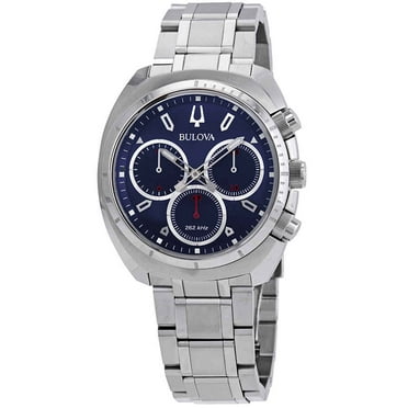 Bulova Men's Chronograph Diamond Accent Stainless Steel Watch 44mm ...