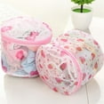 Cartoon Mesh Bra Bag with Bracket for Gentle Washing and Secure Home ...
