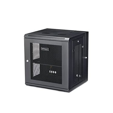 StarTech.com 2-Post 8U Open Frame Wall Mount Network Rack with Built-in ...