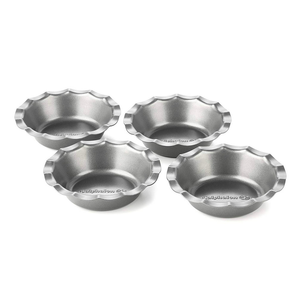 Calphalon Nonstick Bakeware 5 inch Mini Pie Pan 4 Piece Walmart calphalon-nonstick-bakeware-5-inch-mini-pie-pan-4-piece-walmart