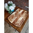 Free Shipping! Lipper International 1240 Acacia Rect. Herringbone ...