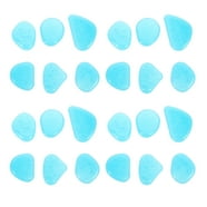 60pcs Colorful Pebble Conch Shell Glow Stones in the Dark for Aquarium ...