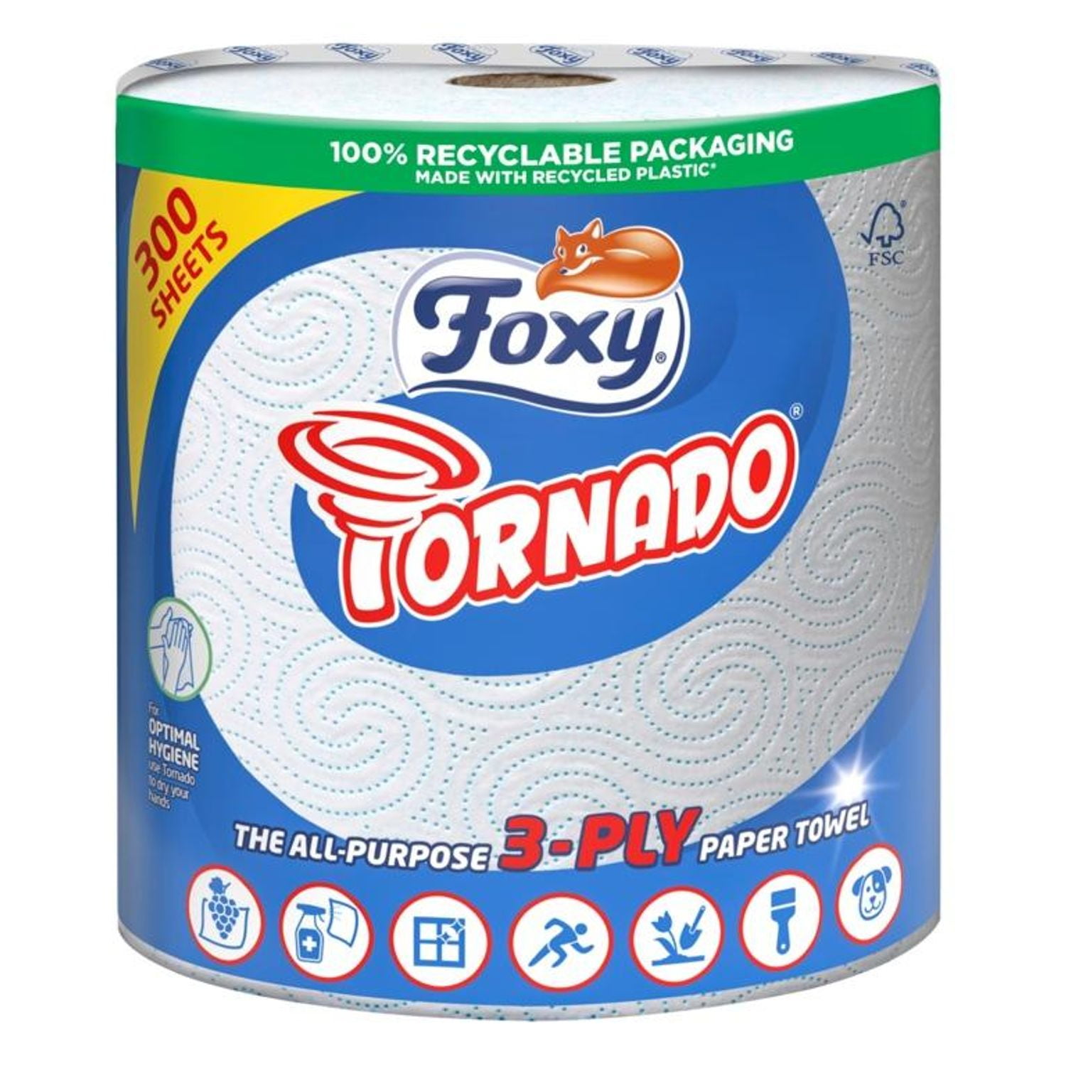 Click here for Foxy Tornado Kitchen Roll prices