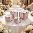 AOOOWER Elegant Green Gold Candy Box For Wedding Party Favors And ...