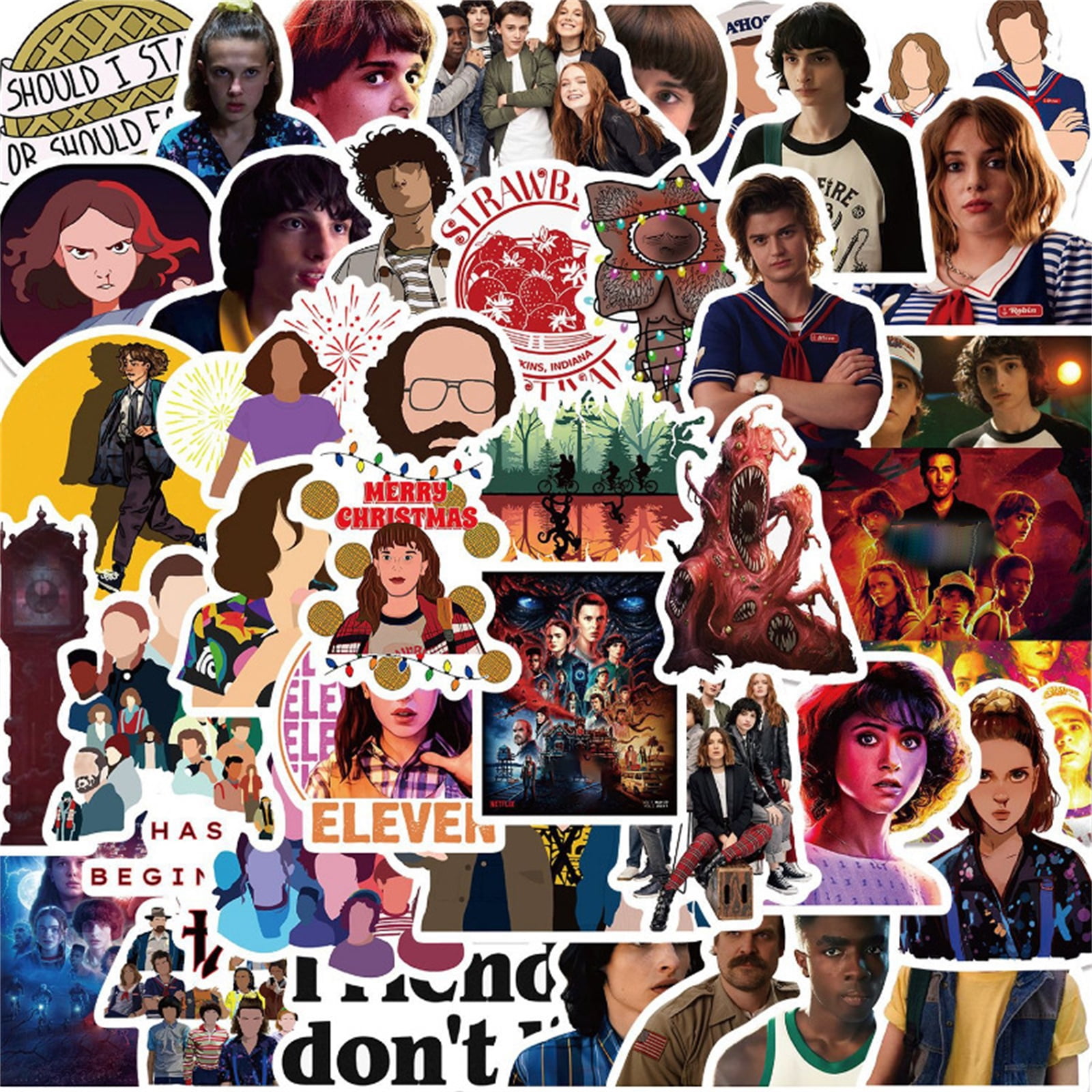 Click here for Cuoff St-Ranger Things Stickers 50pcs Stickers For... prices