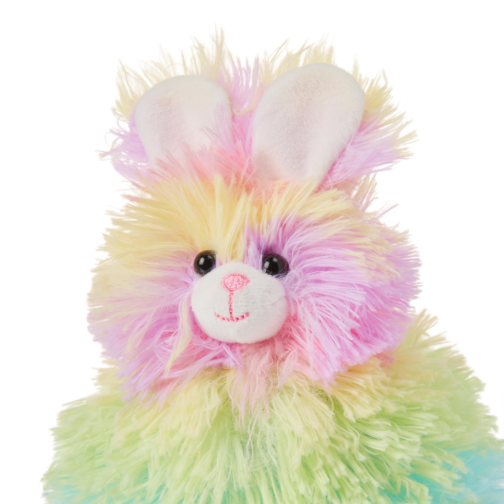 Rainbow Puffball Bunny Plush for Easter Celebrations in Kosovo at € 9 ...