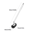 Angled Toilet Brush Long Handle Bathroom Bowl Cleaner for Deep Cleaning ...