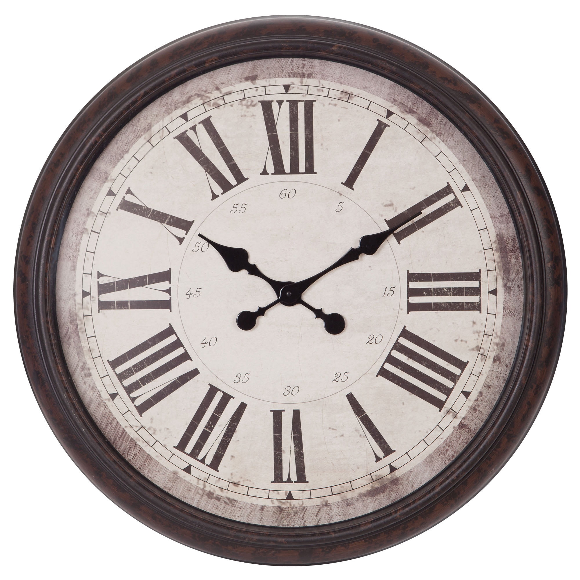 Patton Wall Decor 30 Antique Bronze Baldaud Roman Numeral Wall Clock