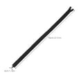 PAMINGONO Heavy Duty Black Resin Two-Way Jacket Zipper, Separating ...