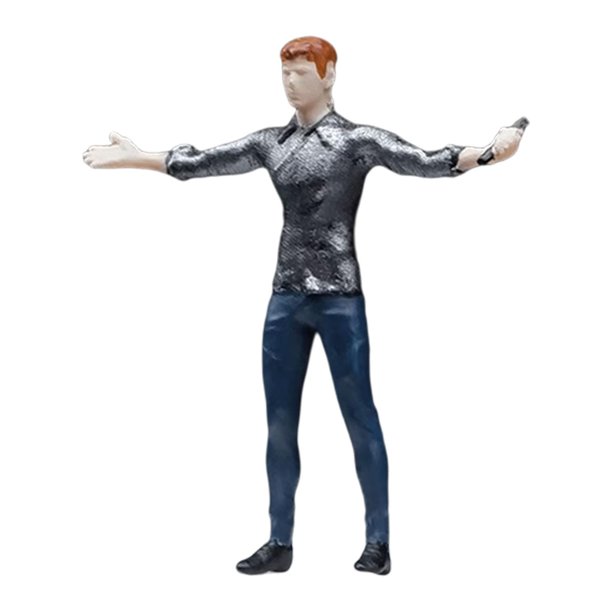1/64 Male Singer Figures Character Figure Collection Model Trains ...