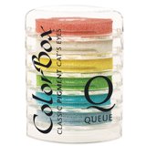 ColorBox Pigment Cat's Eye Ink Pads Queue 6/Pkg-Rainbow Sherbet ...
