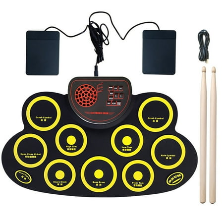 Leadingstar Foldable Roll Up Electronic Drum With Audio Horn ...