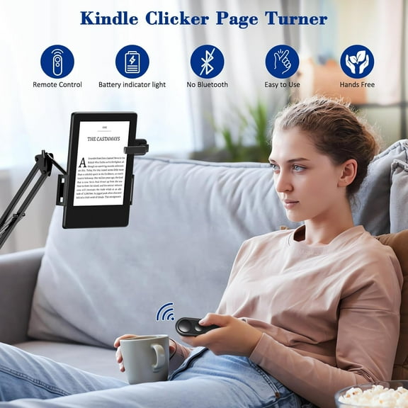 RF Remote Control Page Turner for Kindle Paperwhite Accessories Ipad ...