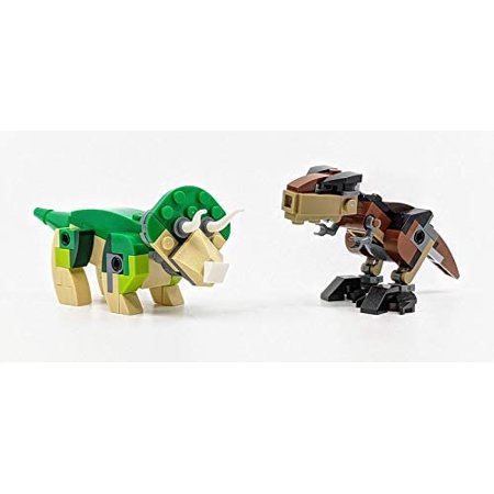 LEGO Jurassic World Mini Sets: T-Rex and Triceretops Tyrannosaurus (65 ...