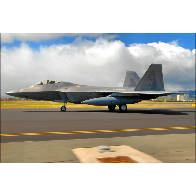 24"x36" Gallery Poster, 19th Fighter Squadron Lockheed Martin F 22A ...