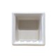 Recessed Soap Dish - Foot Rest Niche - Porcelain - Approx 6x6 - White ...