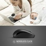 Seenda Wireless Mouse, 2.4G Noiseless Mouse with USB Receiver ...