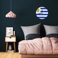 9.84in Round Wall Clock Frameless No Glass Silent Non-Ticking Pvc Board ...