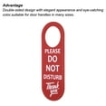 Uxcell Do Not Disturb Door Hang Sign Double Sided Privacy Sign Red 1 ...