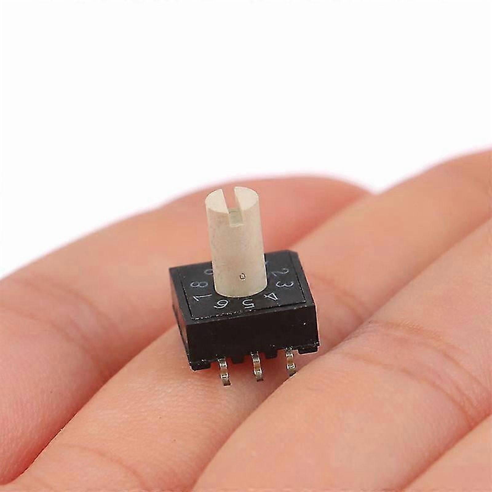 1Pcs RM3HAF-10 Rotary Dial Switch 10 0-9 Coding Switch Patch 3:3 With ...