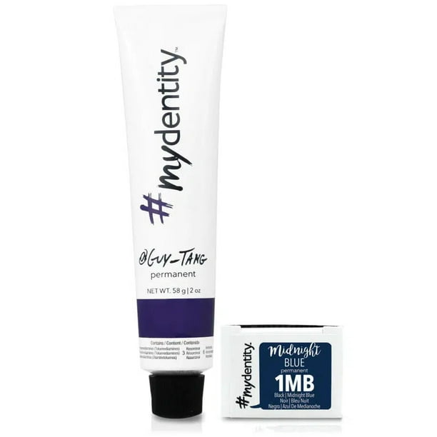 Mydentity Permanent Hair Color Midnight Blue 1MB Black - Walmart.ca