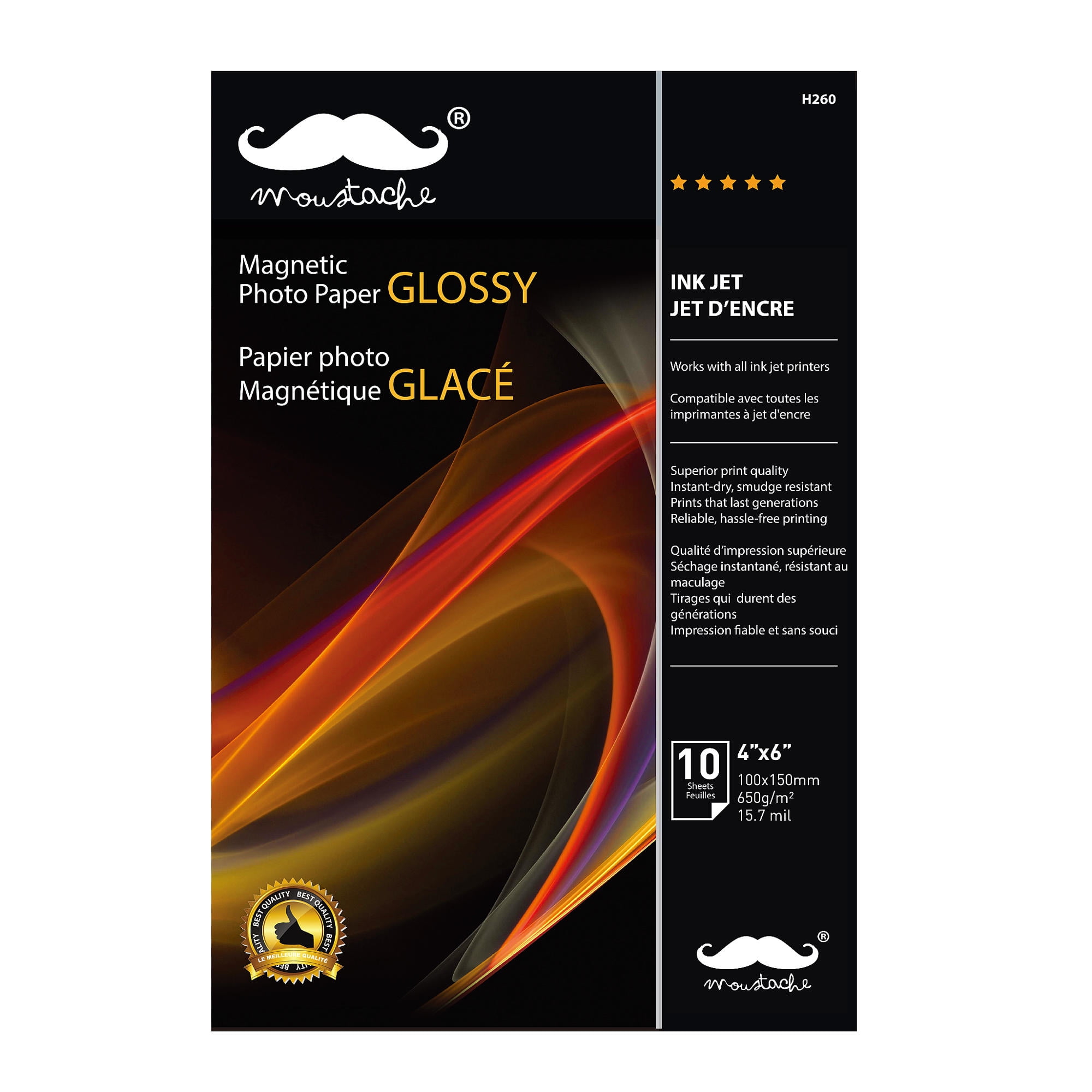 Click here for Moustache Magnetic Glossy Inkjet Photo Paper  4 X... prices