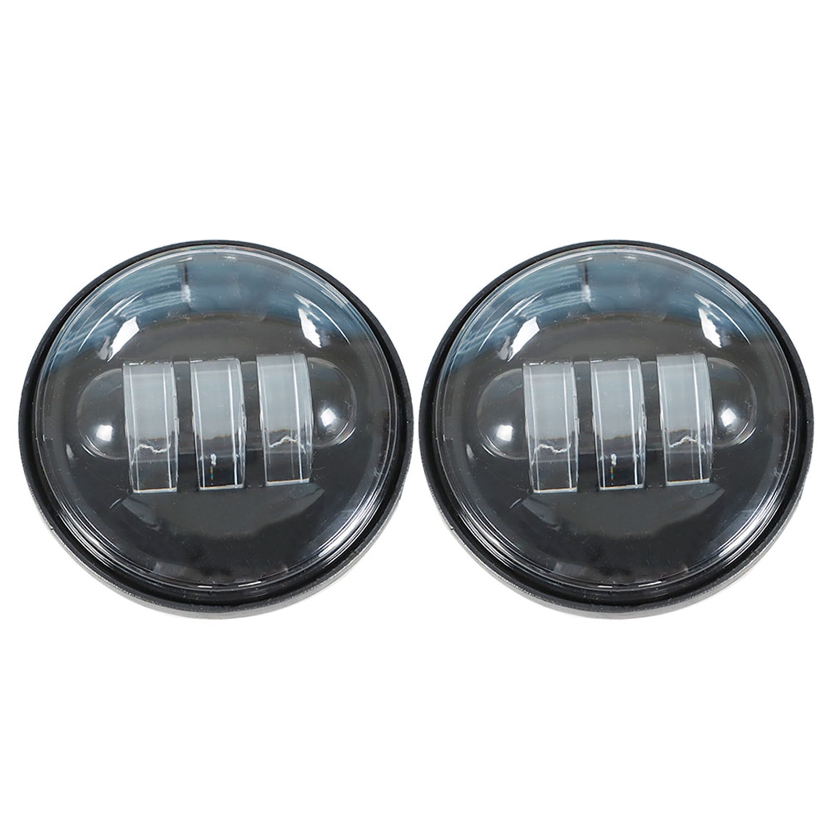 LABLT Pair 4.5Inch LED Passing Lights Black Fog Spot Lamp Fit for ...