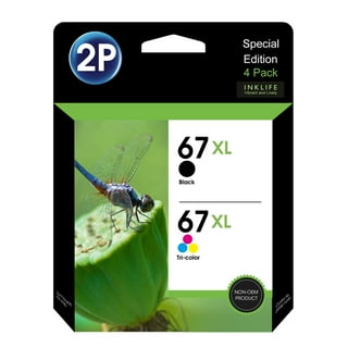 Original HP 67 Black/Tri-Color Ink Cartridges, Genuine OEM Products in ...