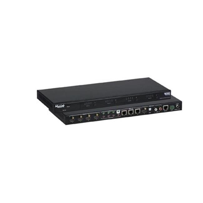 MuxLab MUX-500412-US 4 x 4 in. HDMI Matrix Switch Kit HDBT PoC 4K by 60 ...