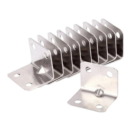 10Pcs Corner , Joint Fasteners Connectors, Furniture Hardware, Fixing ...