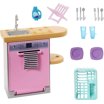Barbie Playset: Indoor Doll House Furniture Set with Dishwasher ...