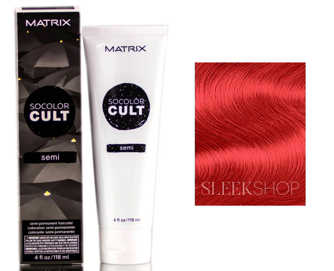 Matrix SoColor Cult Semi Perm Haircolor - Red Hot - Walmart.com