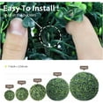 Decwin 2 Pcs 20.5 Inch Boxwood Ball 4 Layers Topiary Balls UV-Proof ...