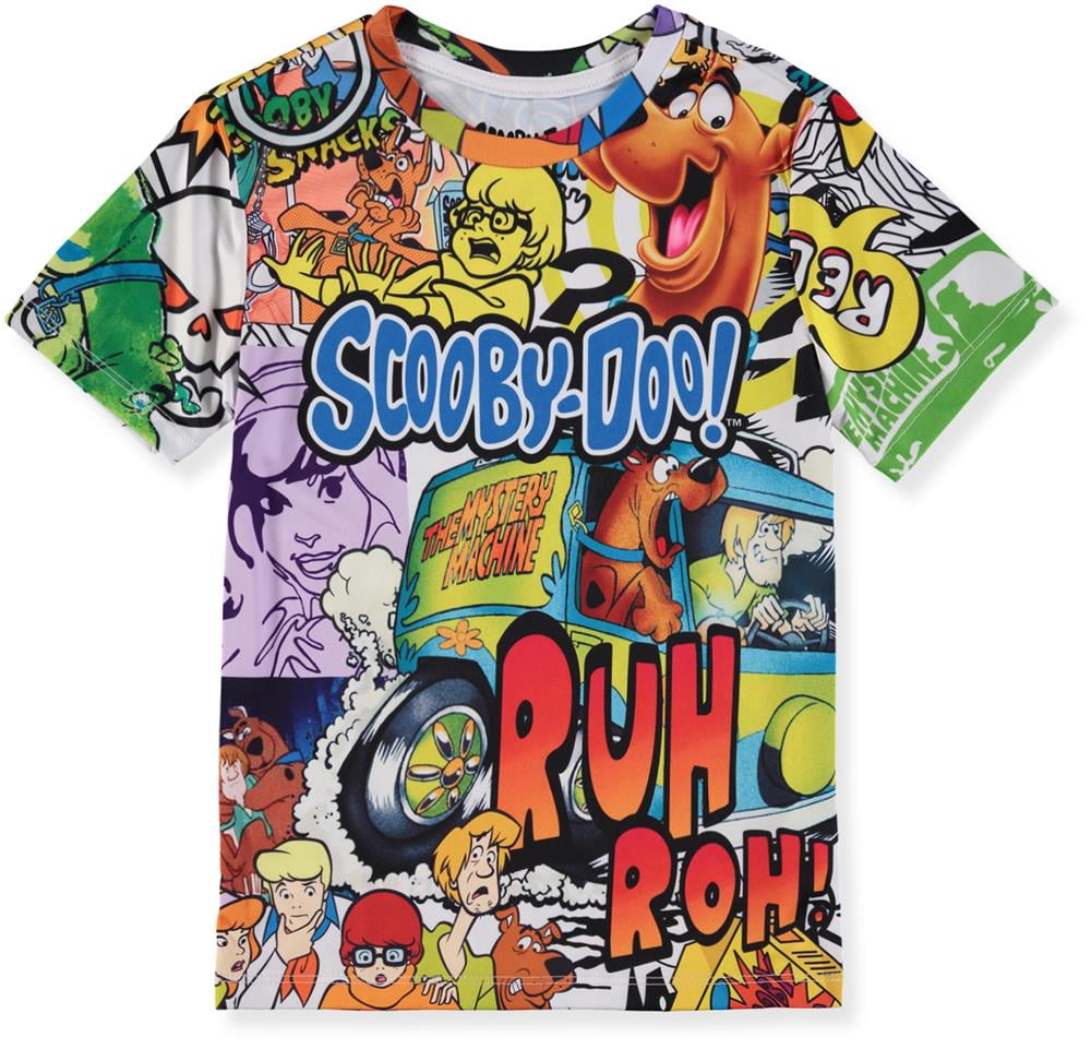 Scooby Doo Boys 4-20 Short Sleeve Sublimation T-Shirt - Walmart.com