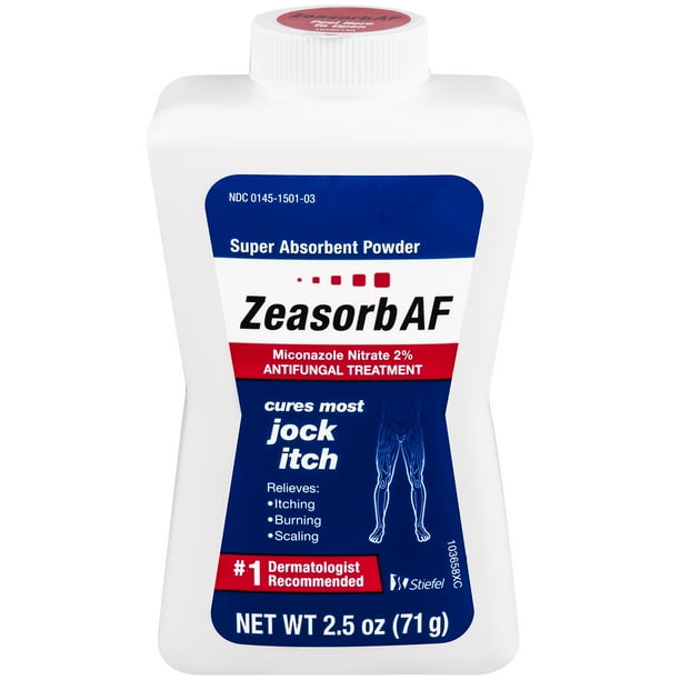Zeasorb AF Jock Itch Powder, 2.5 oz - Walmart.com - Walmart.com